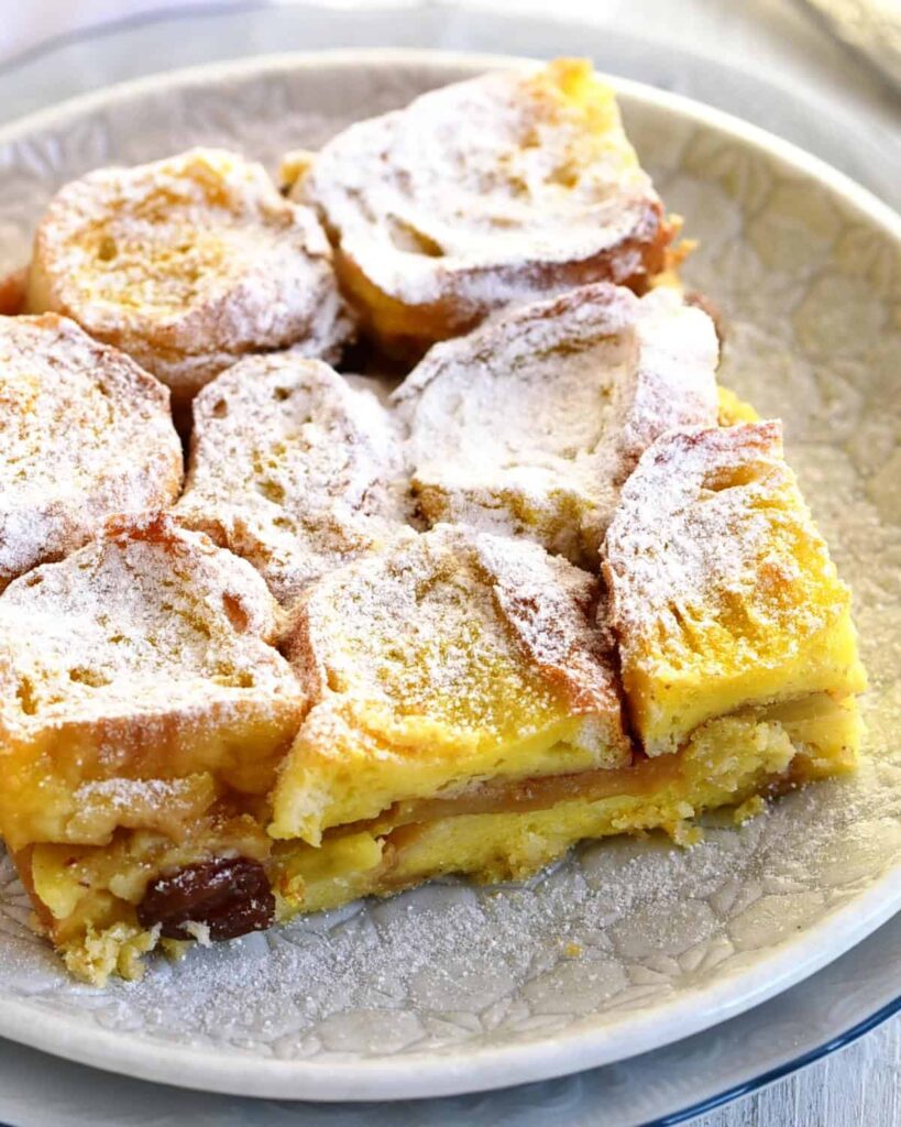 Apple Bread Pudding – Czech Žemlovka Recipe - Cook Like Czechs