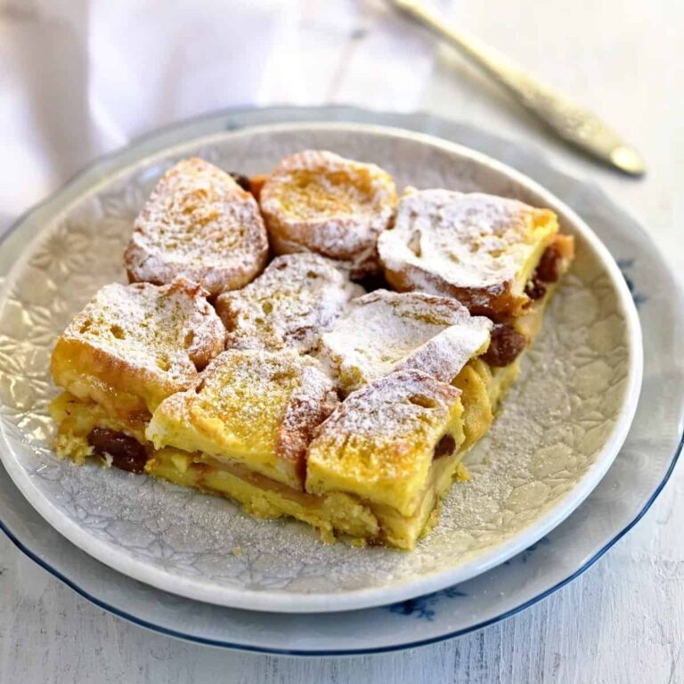 Apple Bread Pudding – Czech Žemlovka Recipe - Cook Like Czechs