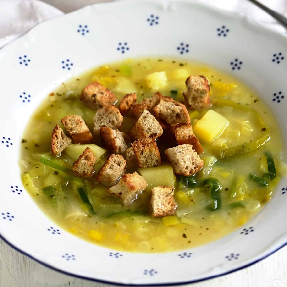 Czech Leek Potato Soup Recipe - Cook Like Czechs