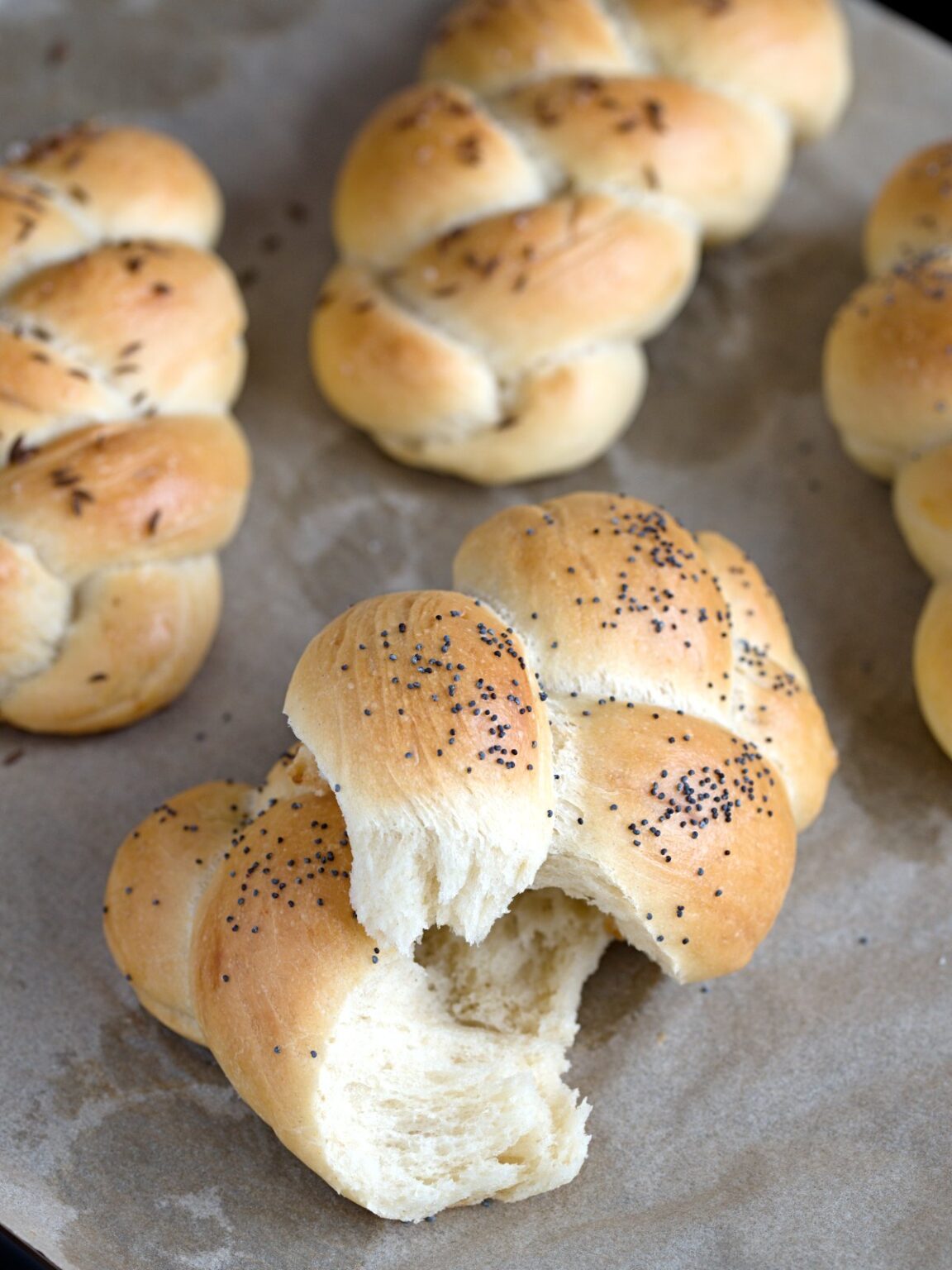 Braided Bread Rolls – Housky