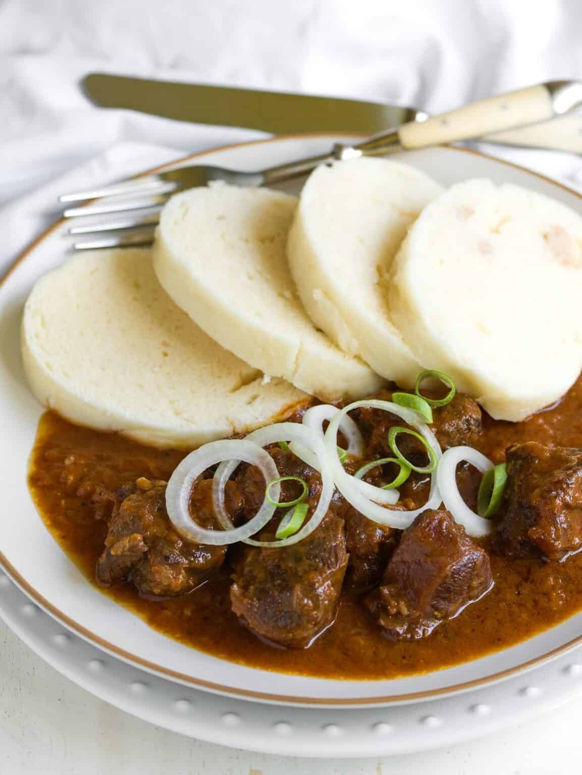 Czech Beef Goulash (Hovězí guláš) Authentic Recipe