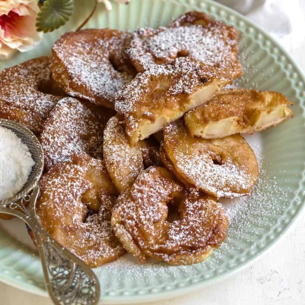 Pan Fried Apple Rings - Cook Like Czechs