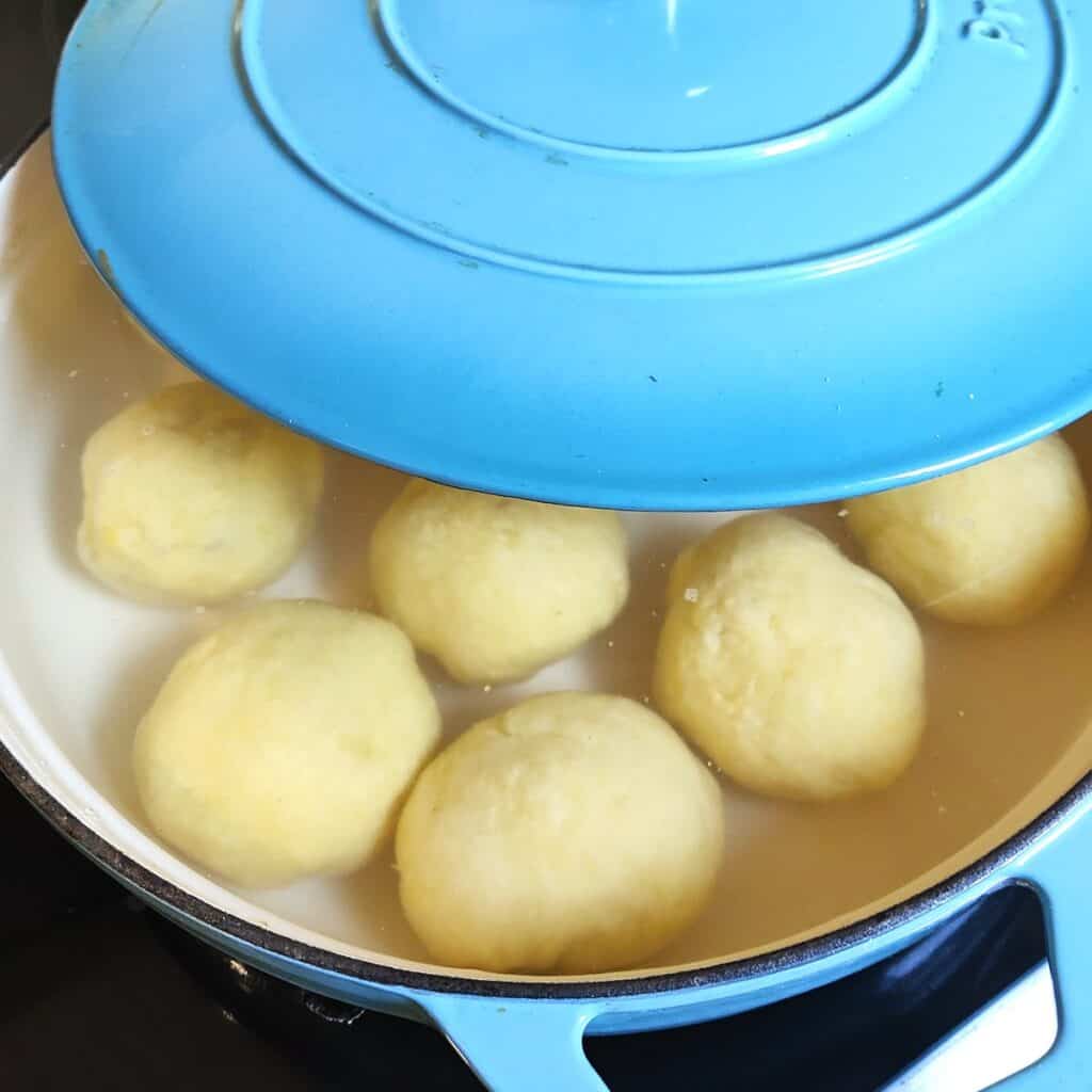 Meat Stuffed Potato Dumplings and Sauerkraut - Cook Like Czechs