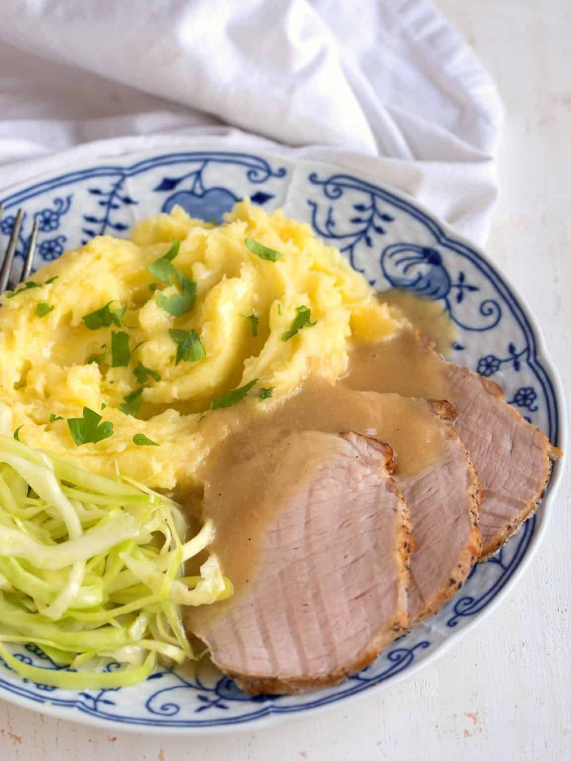 Oven Roasted Pork Loin With Gravy Cook Like Czechs
