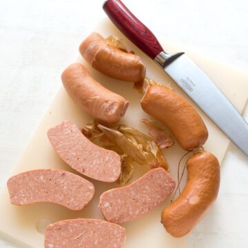 Sausages in Beer Gravy - Cook Like Czechs