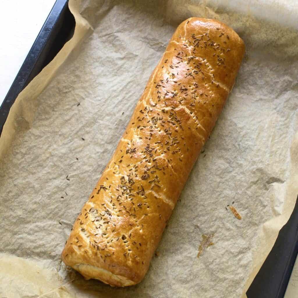 Puff Pastry Sauerkraut Strudel - Cook Like Czechs