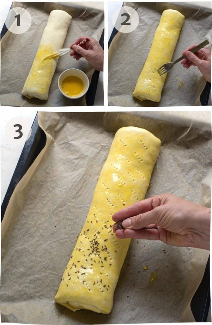 Puff Pastry Sauerkraut Strudel - Cook Like Czechs